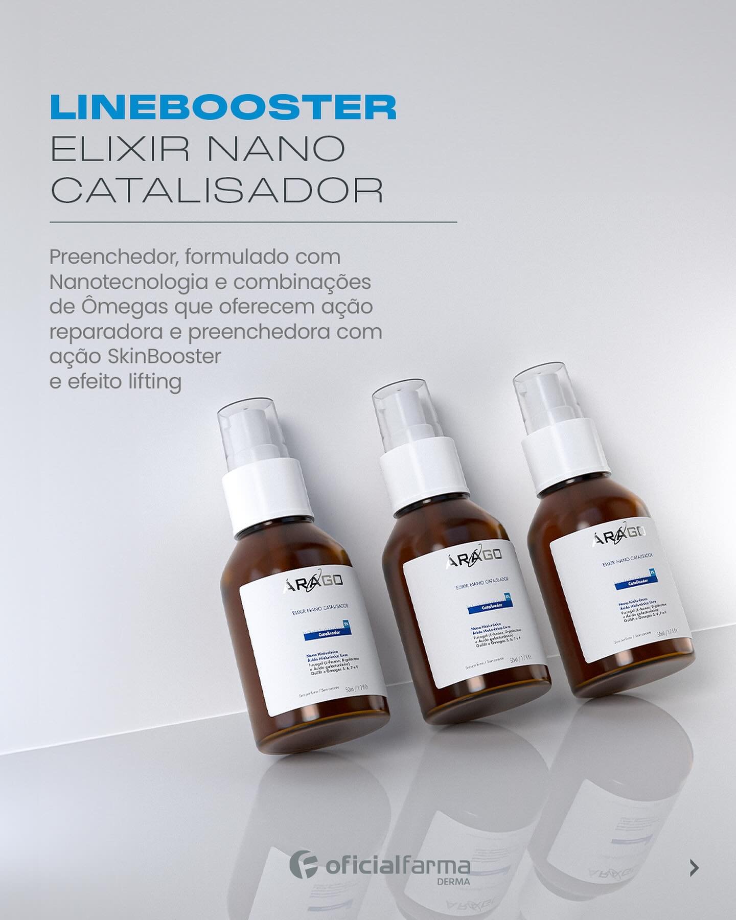 Linebooster Elixir Nano Catalisador 50ml - Árago